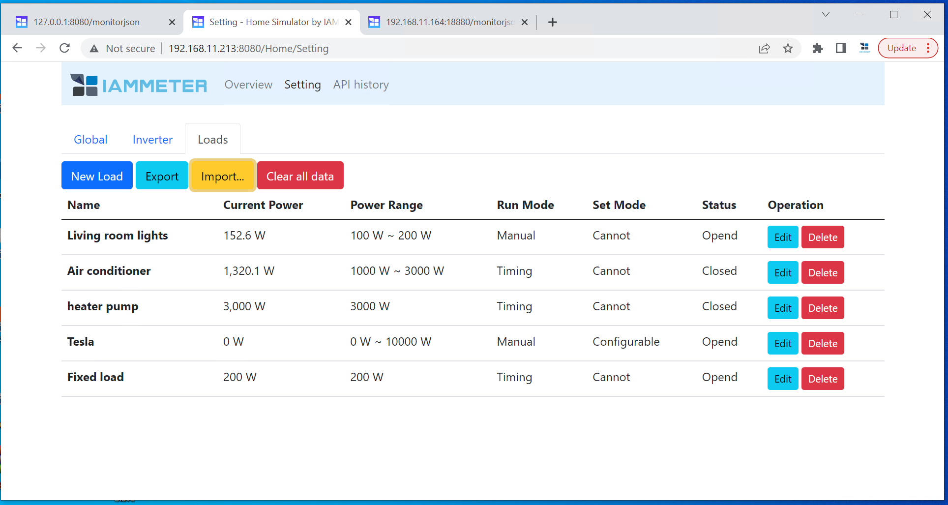 GitHub - lewei50/iammeter-simulator